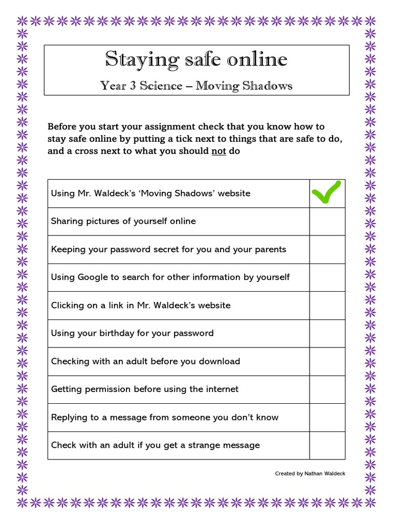 Staying Safe Online | PDF | Wellness | Computers