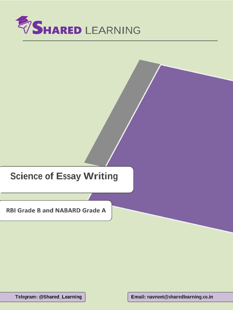 Art of Essay Writing | PDF