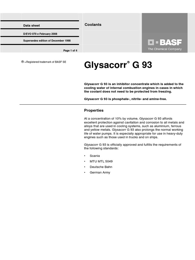 TI - GLYSACORR G93 Green - EN - GVcwHUQjajctHwNdDgwU | PDF | Corrosion ...