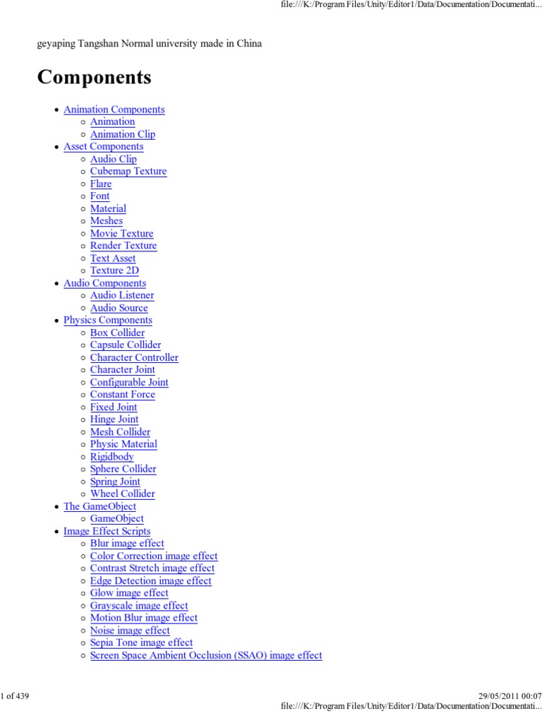 Unity3D - Manual | PDF | Texture Mapping | Shader