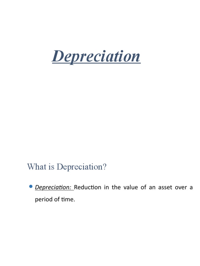 Chapter 6 - Depreciation | PDF | Depreciation | Balance Sheet