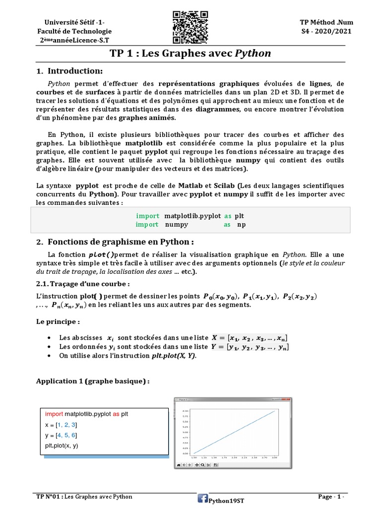 TP - Graph - 2020 - 2021.pdf Version 1 | PDF | Mathématiques