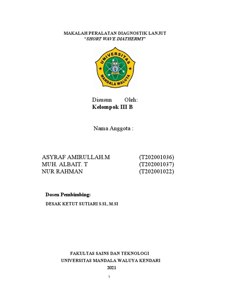 Harga MWD Fisioterapi dan SWD | PDF