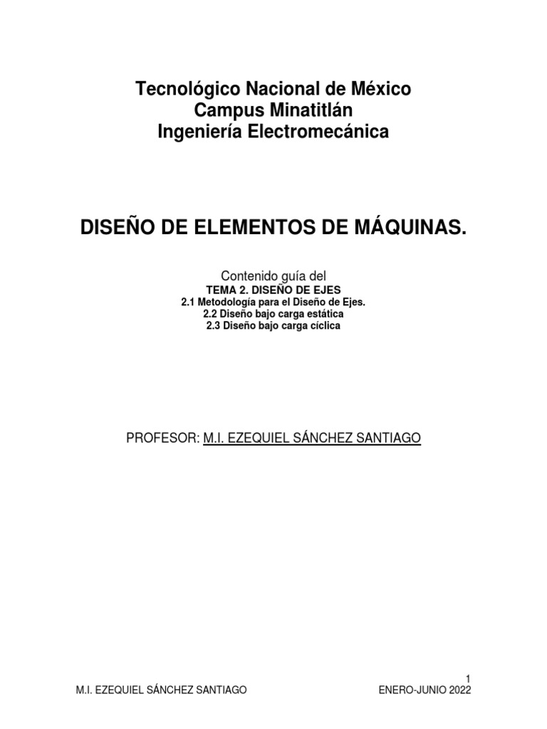 Tema 2 - Ej 2022 | PDF | Eje | Doblar