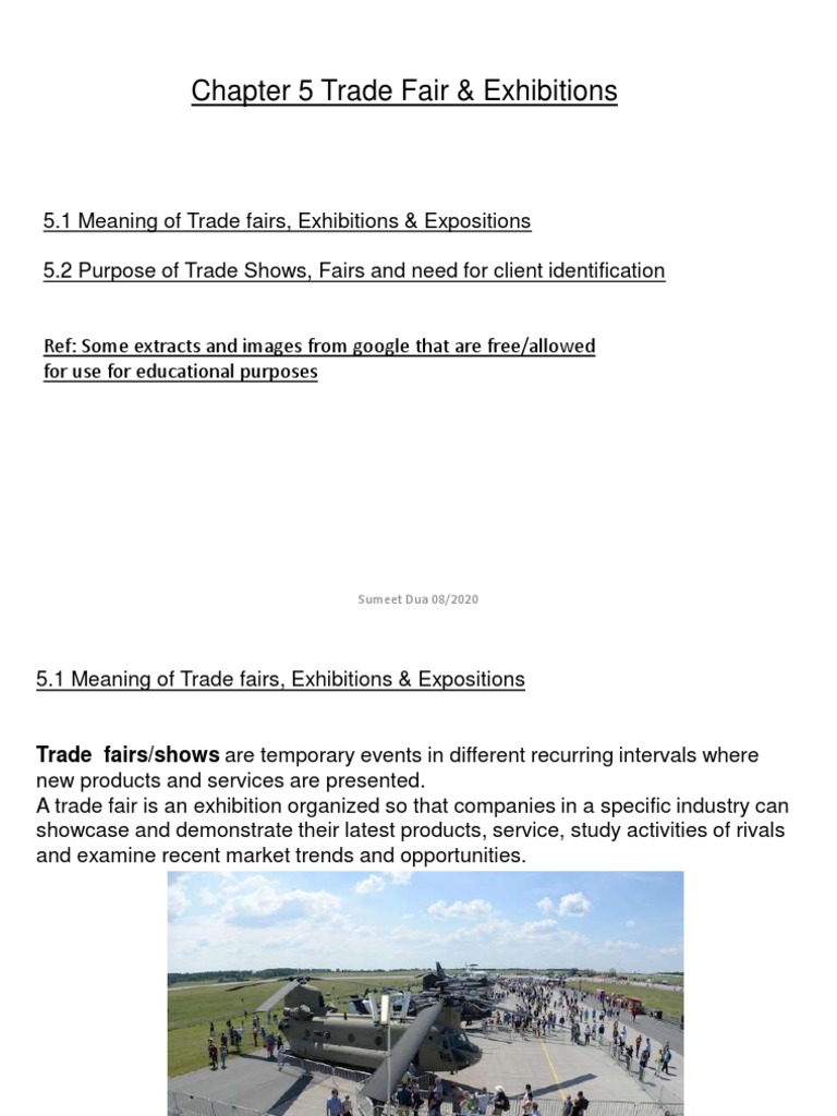 Planning For Trade Fairs and Exhibitions | PDF | Brand | Communication
