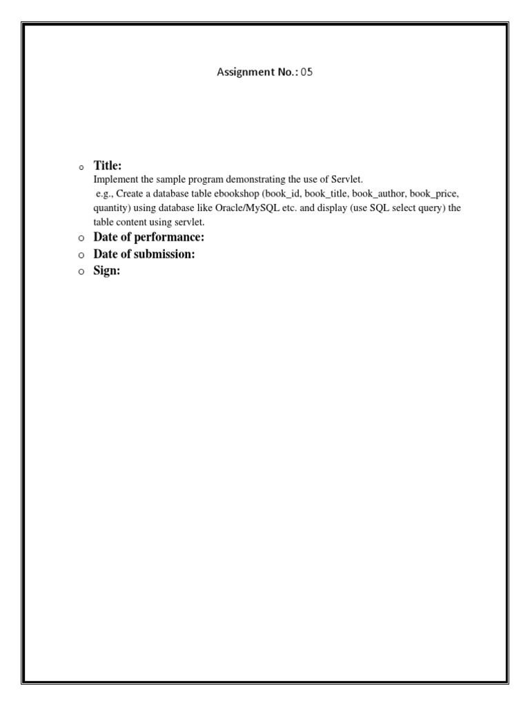 Servlet Program Implementation Guide | PDF | Computer Science | Data Management