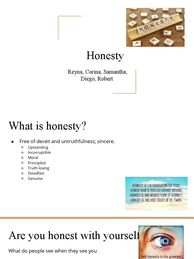 English - Honesty | PDF | Self-Improvement