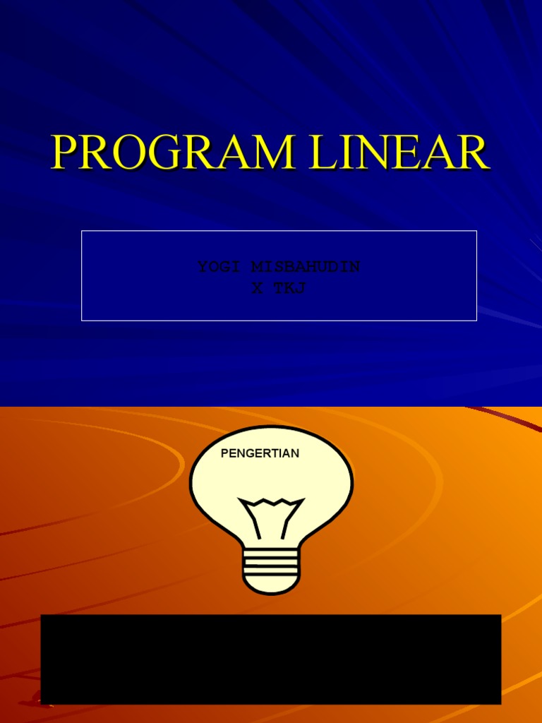 Soal Dan Jawaban Program Linier | PDF
