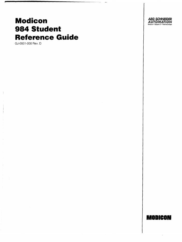 Modicon Programming Guide | PDF | Computer Program | Programming