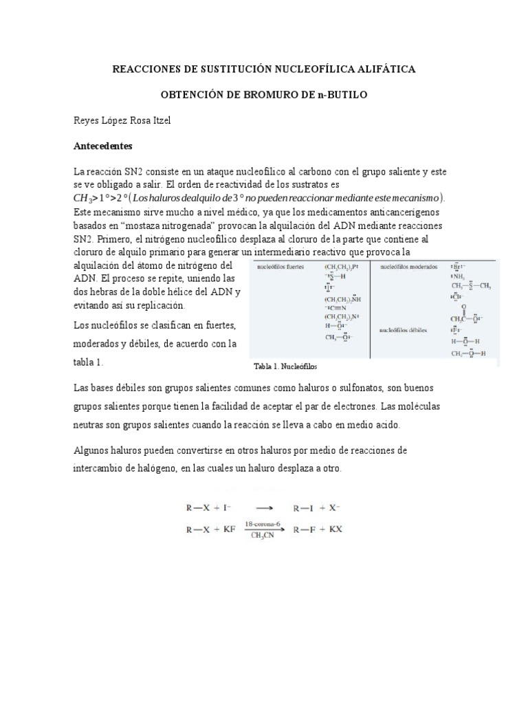 RIRL INFORME1 Bromuro | PDF | Química | Química Física
