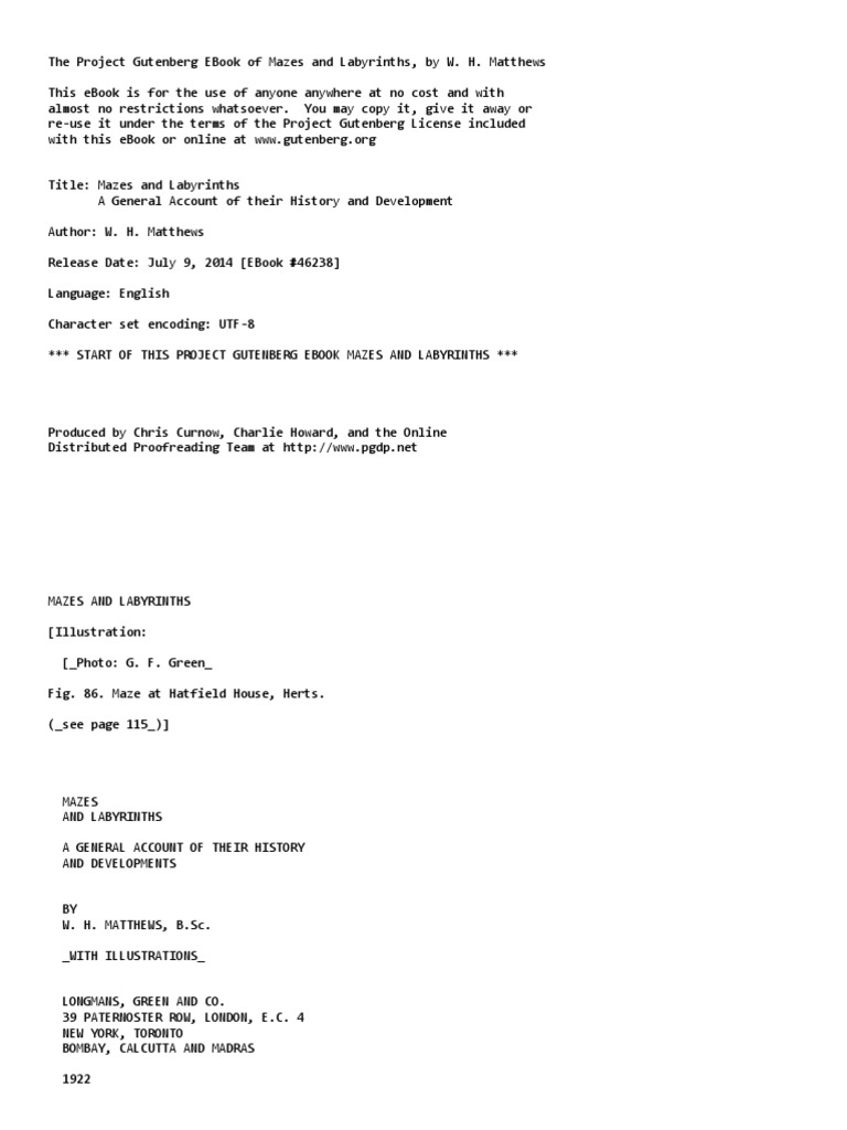 Mazes and Labyrinths | PDF | Labyrinth