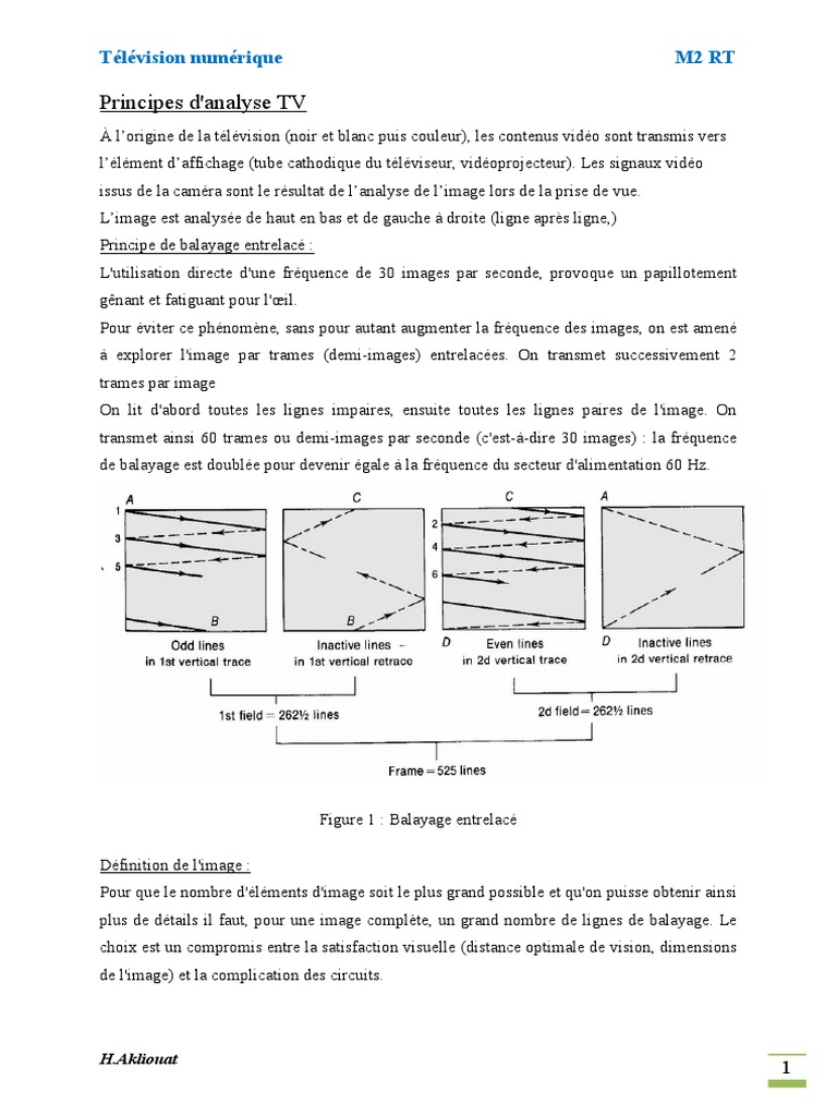 Différences entre TV analogique et numérique | PDF | Vidéo | Résolution ...