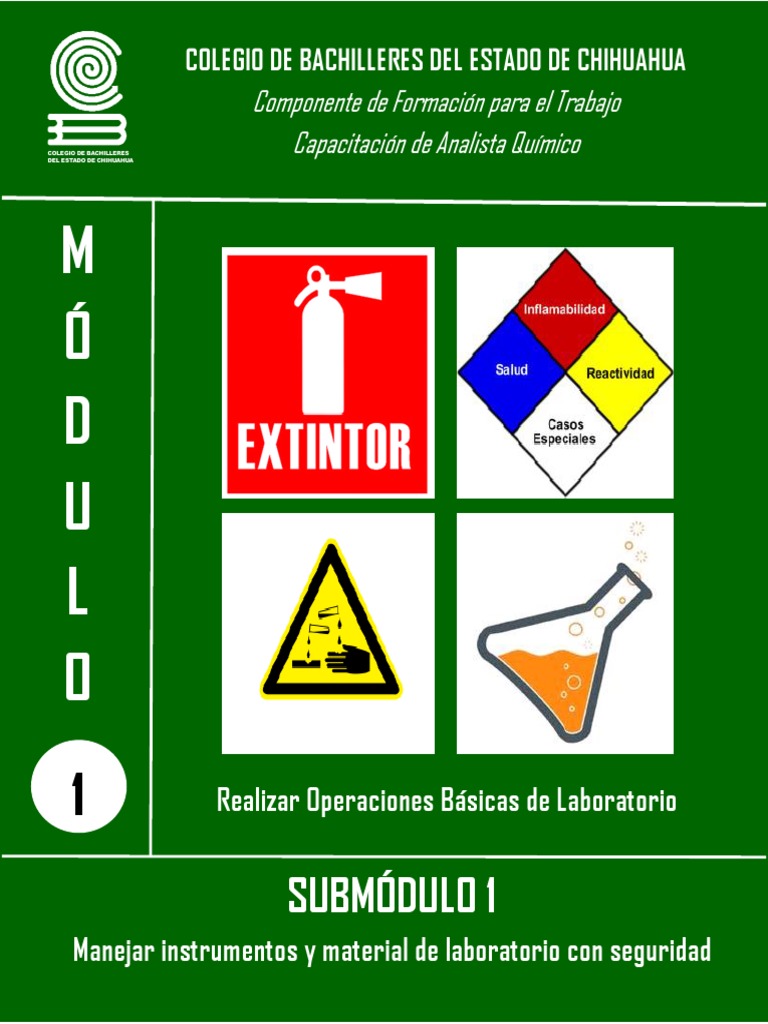 Manual Manejar Instrumentos y Material de Laboratorio Con Seguridad ...