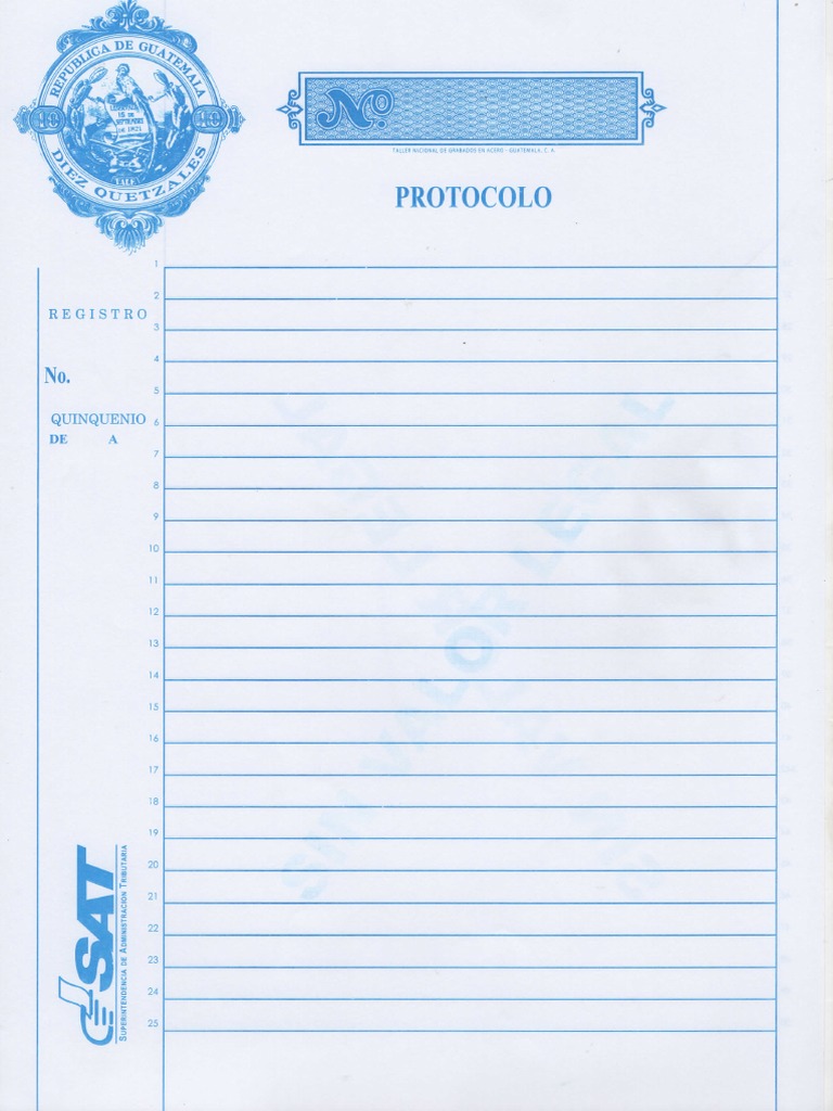 Hoja de Protocolo | PDF