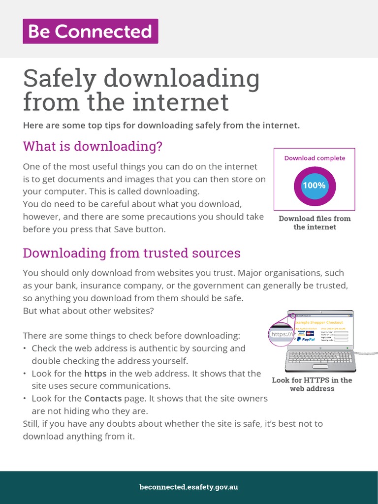 Safely Downloading From The Internet | PDF | Computer Virus | Antivirus ...
