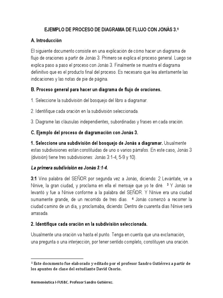 Diagrama de flujo-Explicación-Jonas 3 | PDF | Oración (Lingüística ...