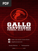 Animal Calzada Menu 10OCT2022 | PDF | Salsa | Taco