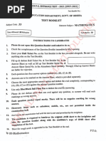 ISI MMATH 2024 Question Paper | PDF | Matrix (Mathematics) | Field ...