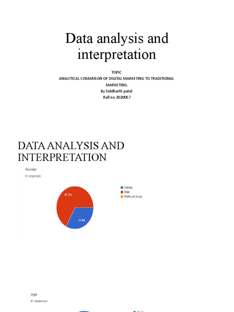 Data Analysis and Interpretation | PDF | Digital Marketing | Popular ...