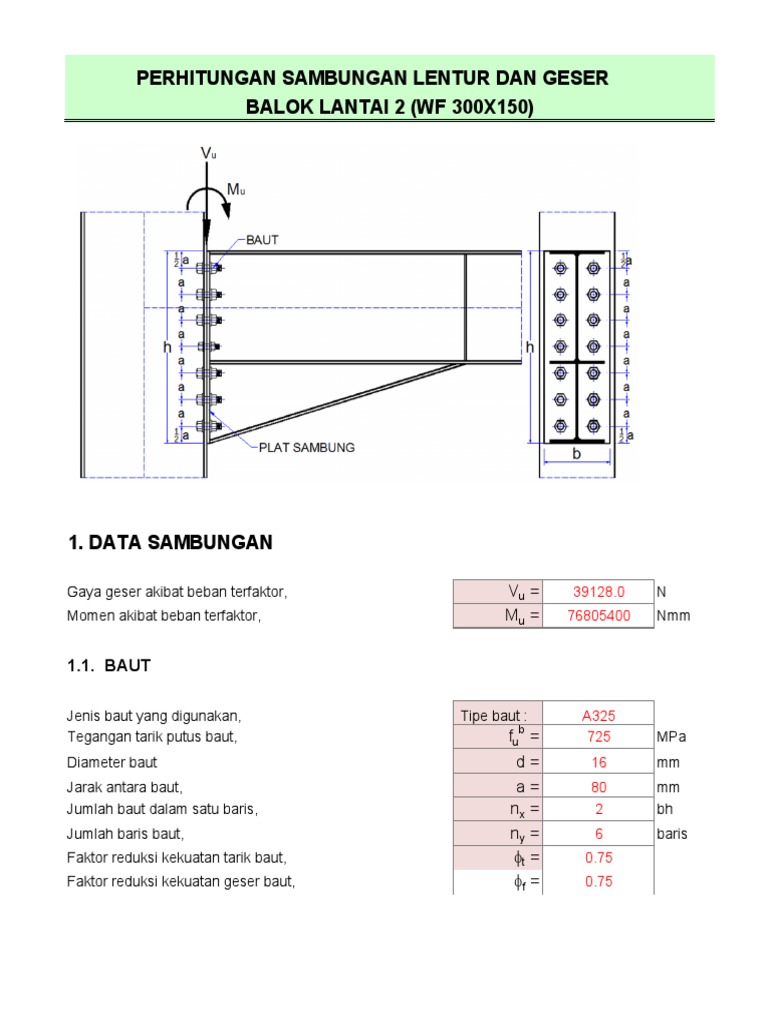 08j Desain Sambungan IWF 300 | PDF