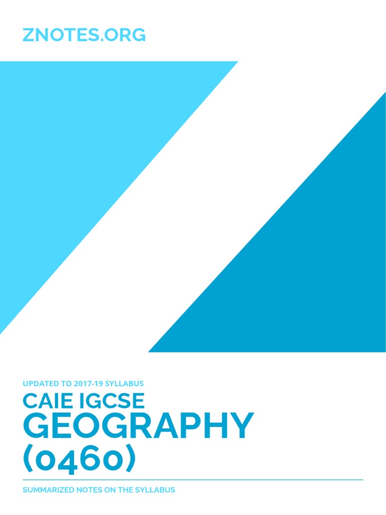 IGCSE - Geography 0460 Theory Notes | PDF | Volcano | Plate Tectonics