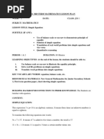 History Lesson Note For Jss1 First Term | PDF | Storytelling | Learning