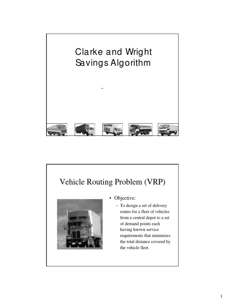 Clarke and Wright Savings Method | PDF | Computer Programming | Mathematical Logic
