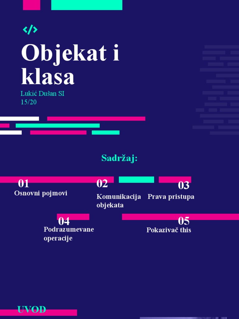 Objekti I Klase | PDF