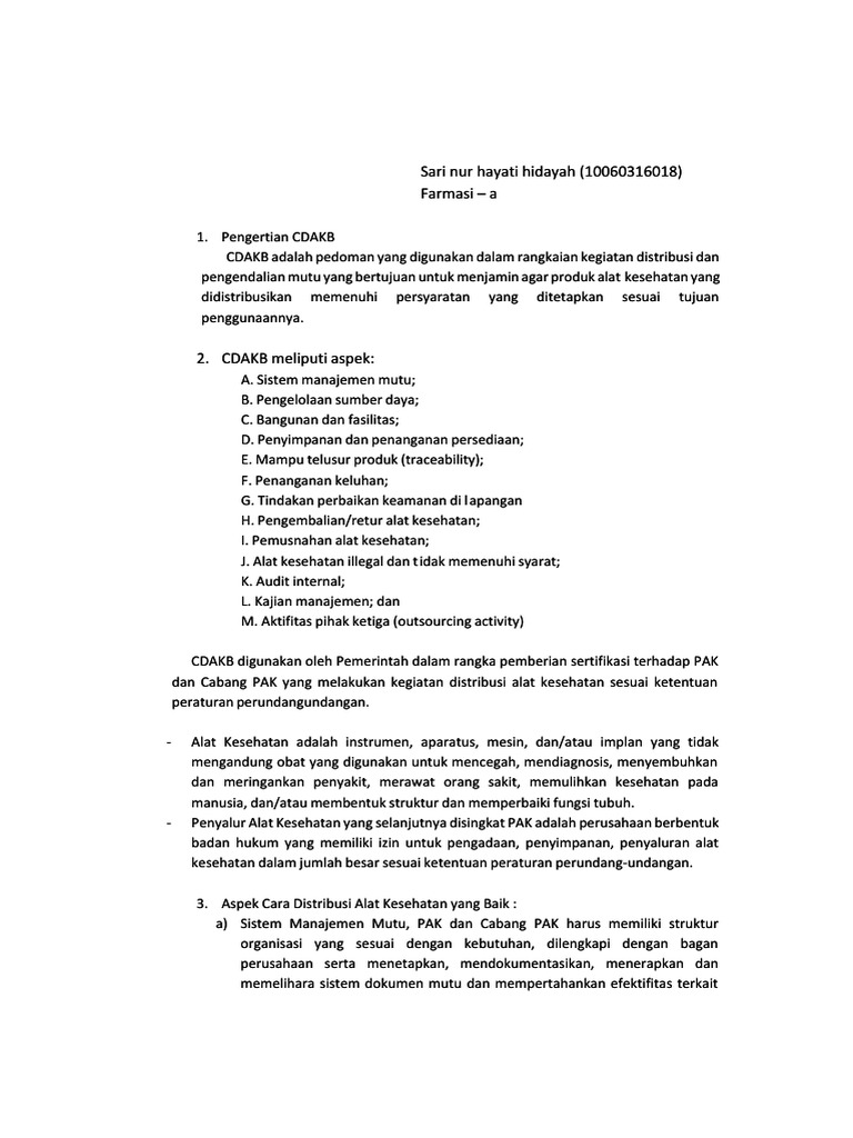 Cdakb Ringkasan | PDF | Bisnis