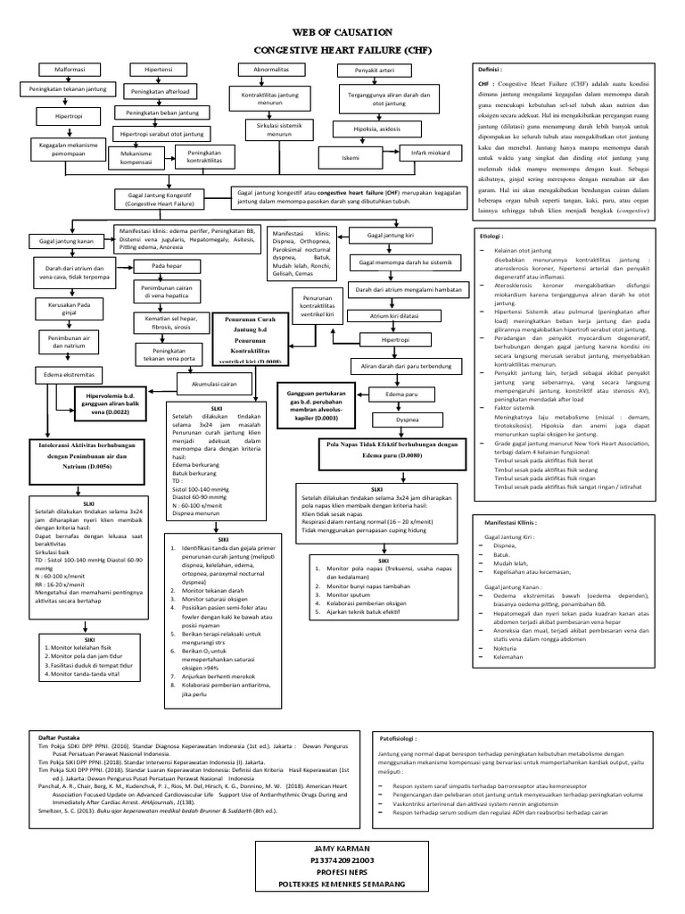 Penyebab & Gejala Gagal Jantung Kongestif | PDF