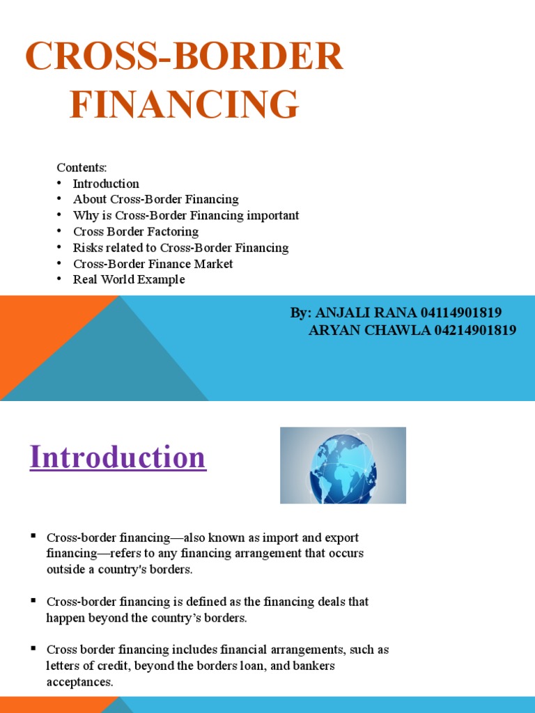 Cross-Border Financing Guide | PDF | Factoring (Finance) | Debt