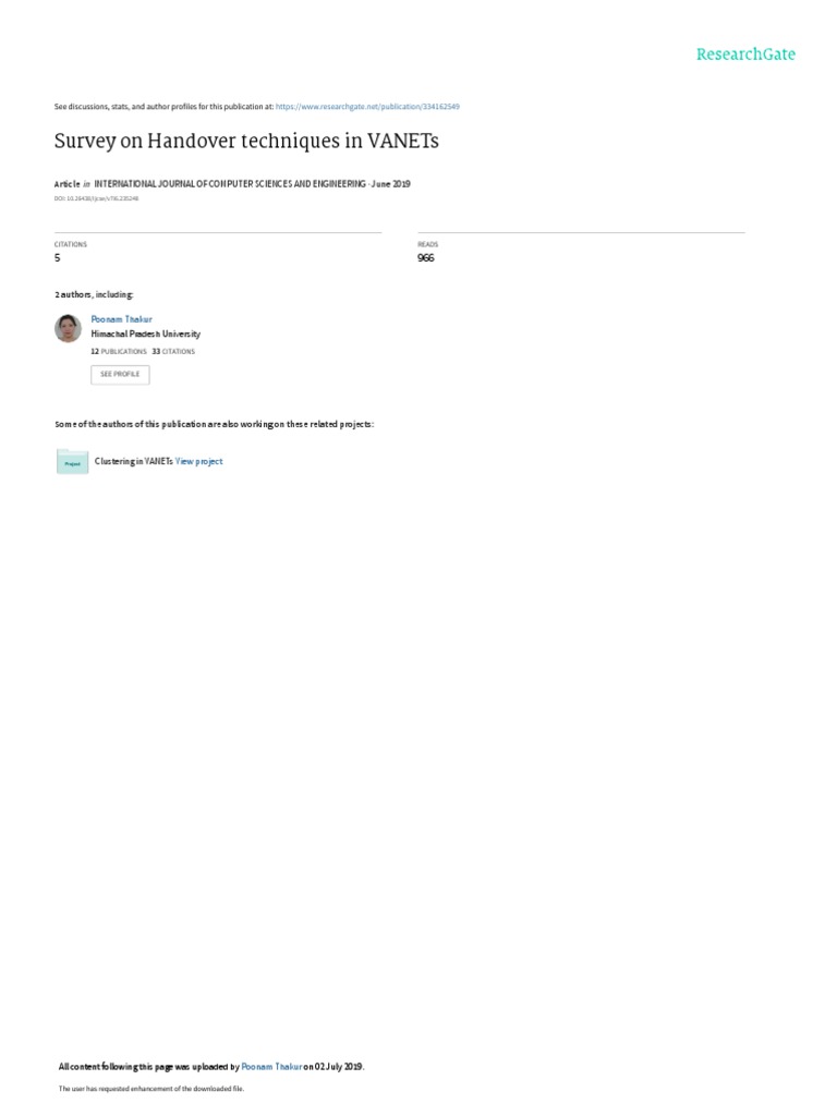 38 Ijcse 07322 10 | PDF | Routing | Computer Network