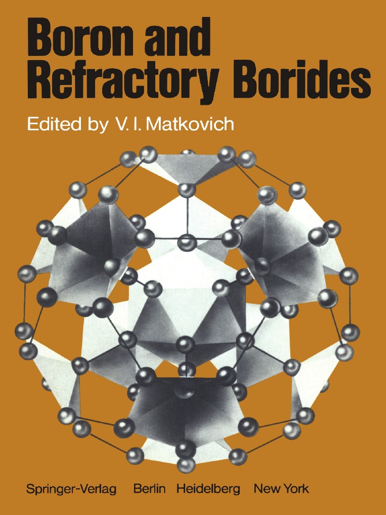 Boron and Refractory Compounds | PDF | Chemical Bond | Boron