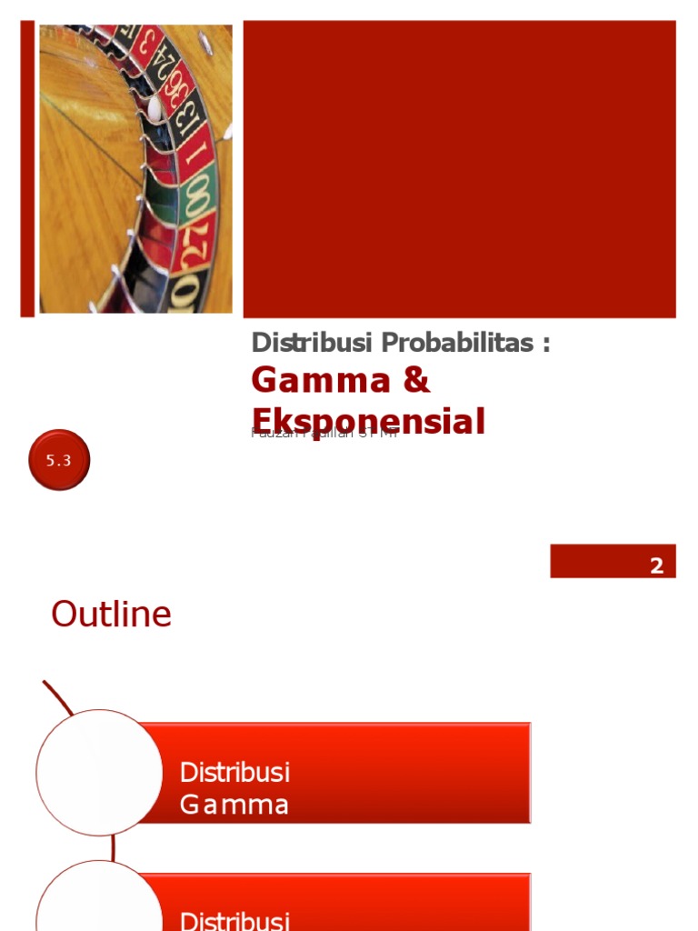 5c Distribusi Gamma Dan Eksponensial | PDF