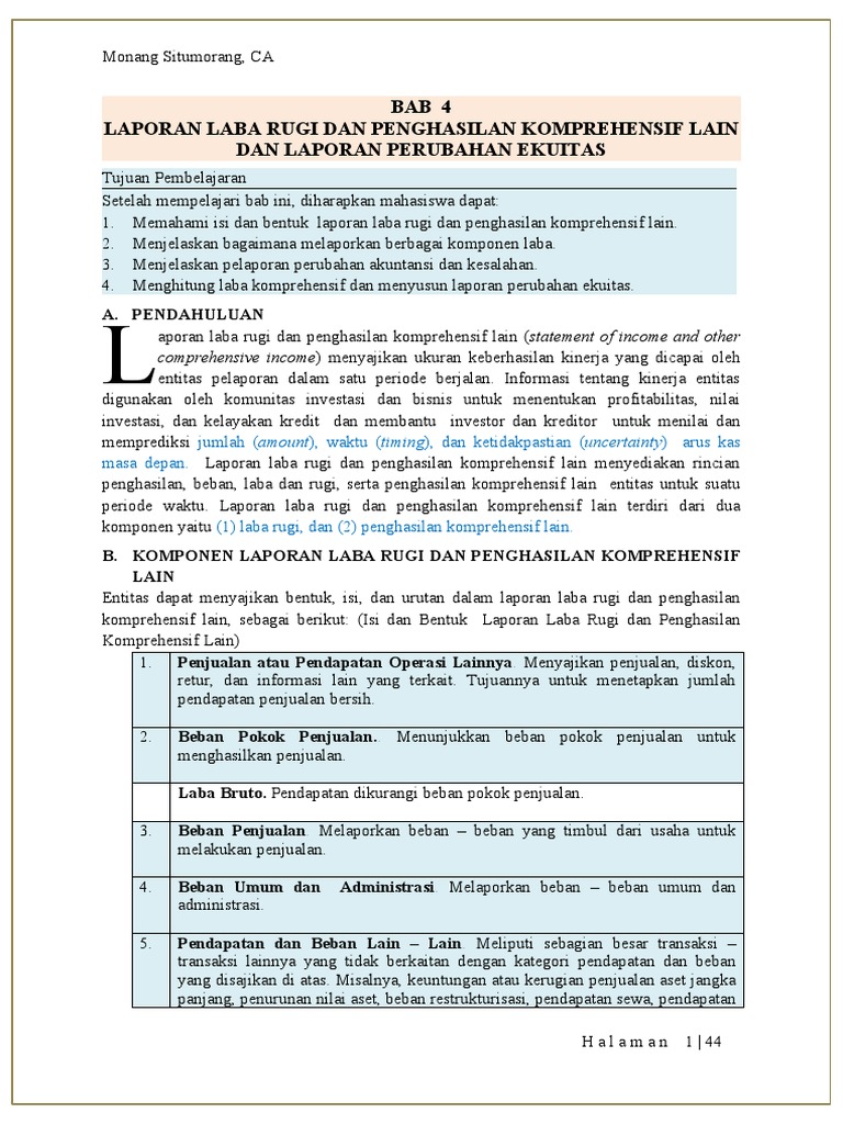 LR Komprehensif | PDF