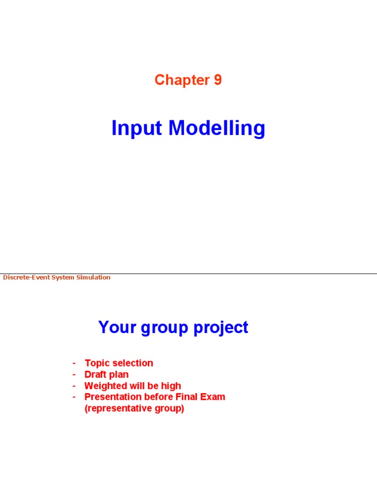 Chap 9 Input Modeling - 8-9 | Download Free PDF | Probability Distribution | P Value