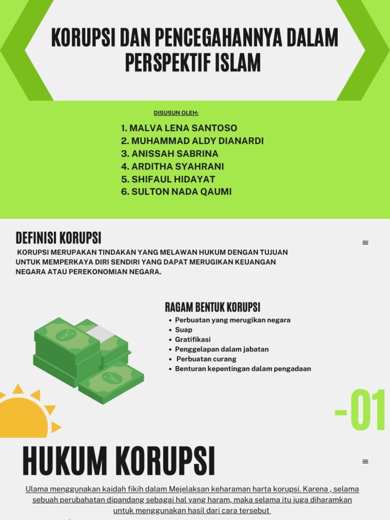 Korupsi Dan Pencegahannya Dalam Perspektif Islam | PDF