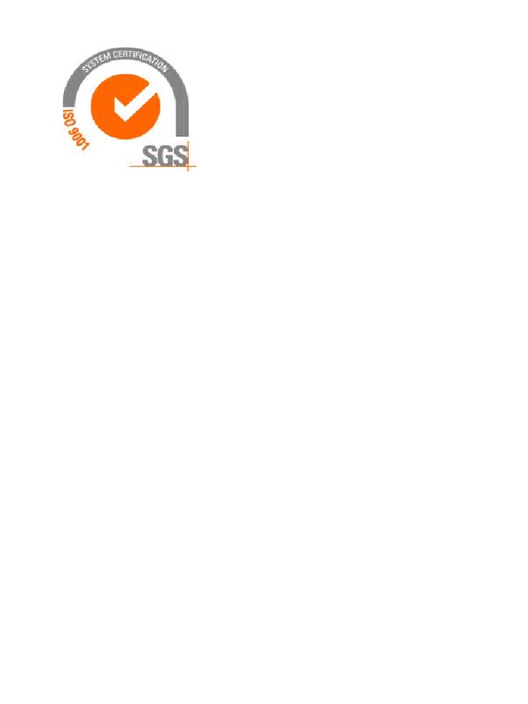 Novo Logo Da SGS ISO 9001 | PDF
