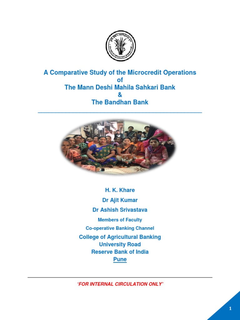 Bandhan Bank Case Study | PDF | Microfinance | Banks