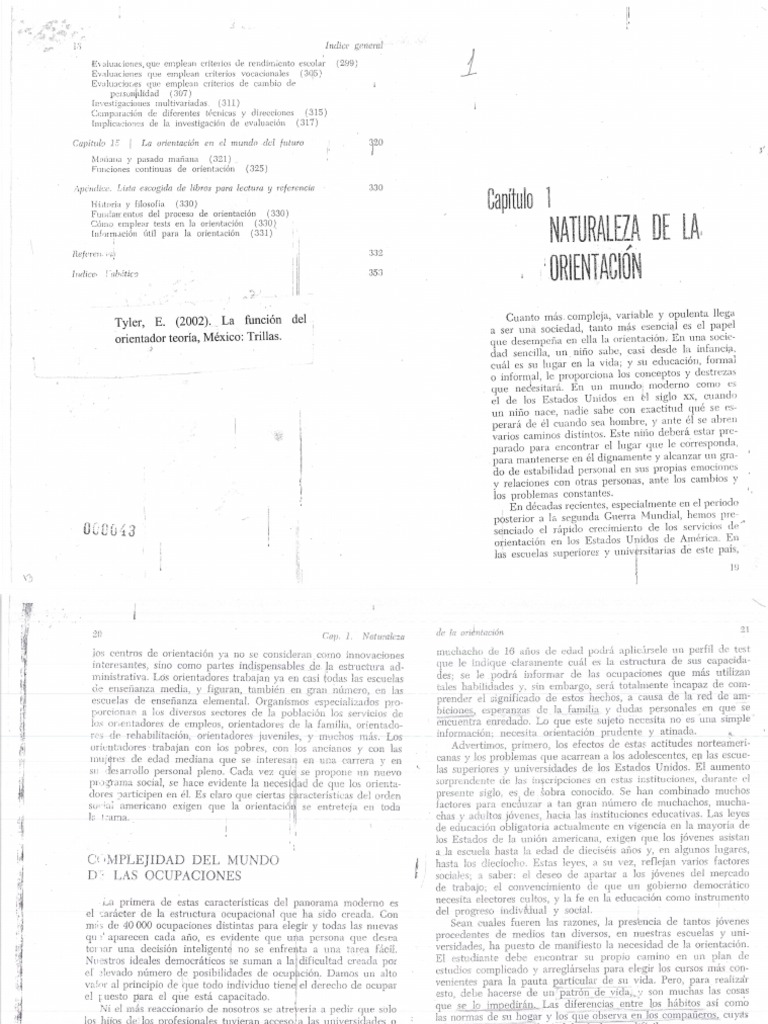 Antologia de Bases de La Orientacion | PDF