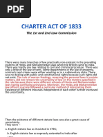 First Law Commission and Codification | PDF | British Raj | Common Law