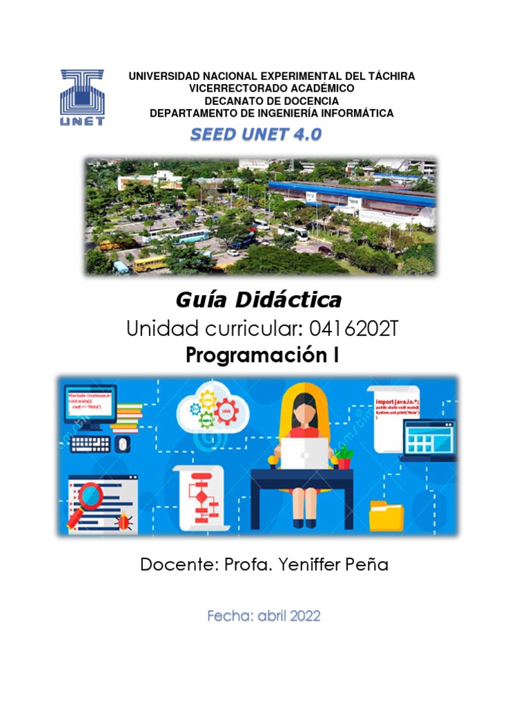 GuiaDidactica ProgramacionI Abril2022 | PDF | Objeto (informática ...