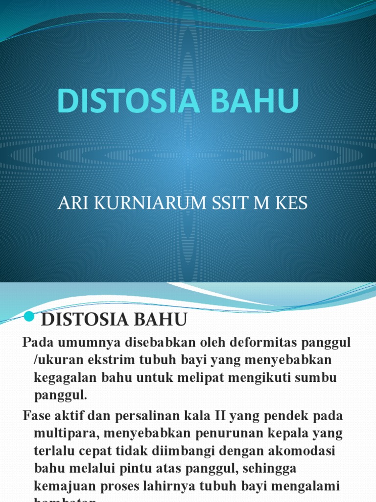 Distosia Bahu | PDF
