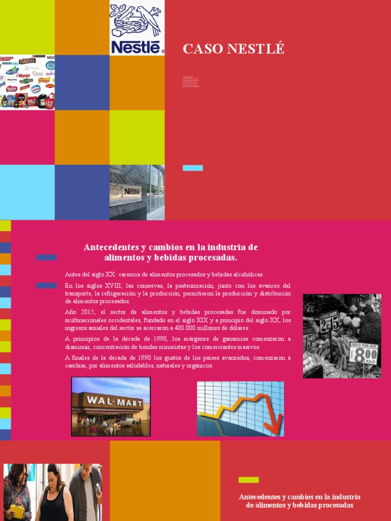 Grupo 4. Caso Nestlé | PDF | Mondelez International | Hacerse un nido