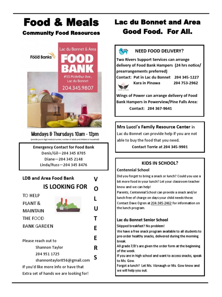 Community Food Resources - May 2022 | PDF | Food And Drink