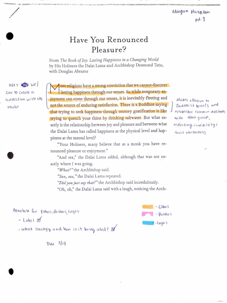 Have You Renounced Pleasure | PDF