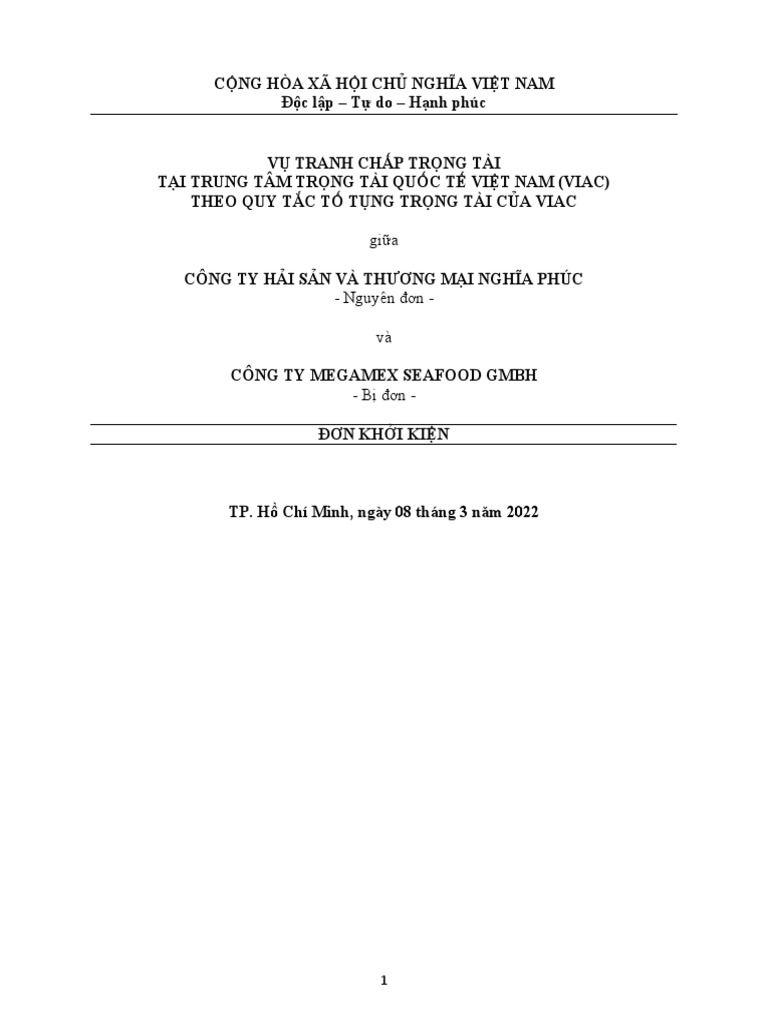 TH7 Don Khoi Kien VIAC | PDF