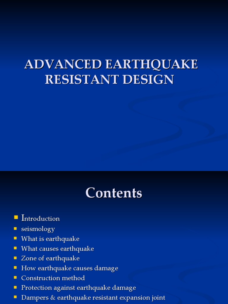 Fdocuments - in Advanced Earthquake Resistant Design | PDF ...
