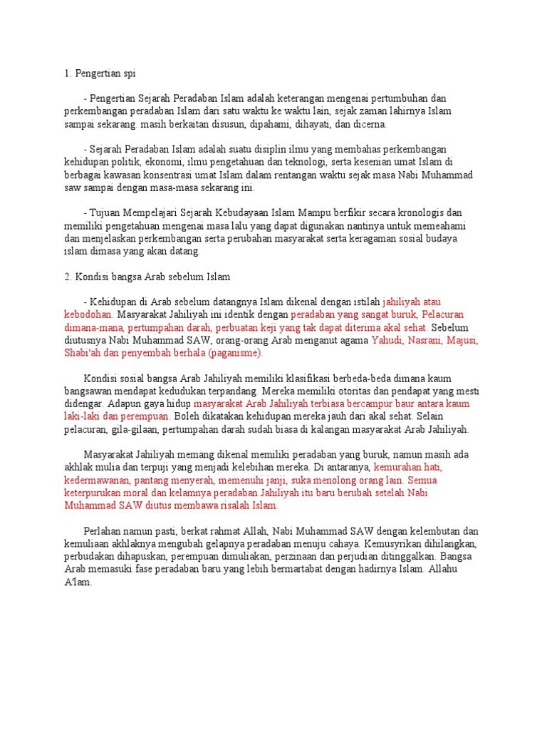 Resume Spi | PDF | Politik | Sejarah