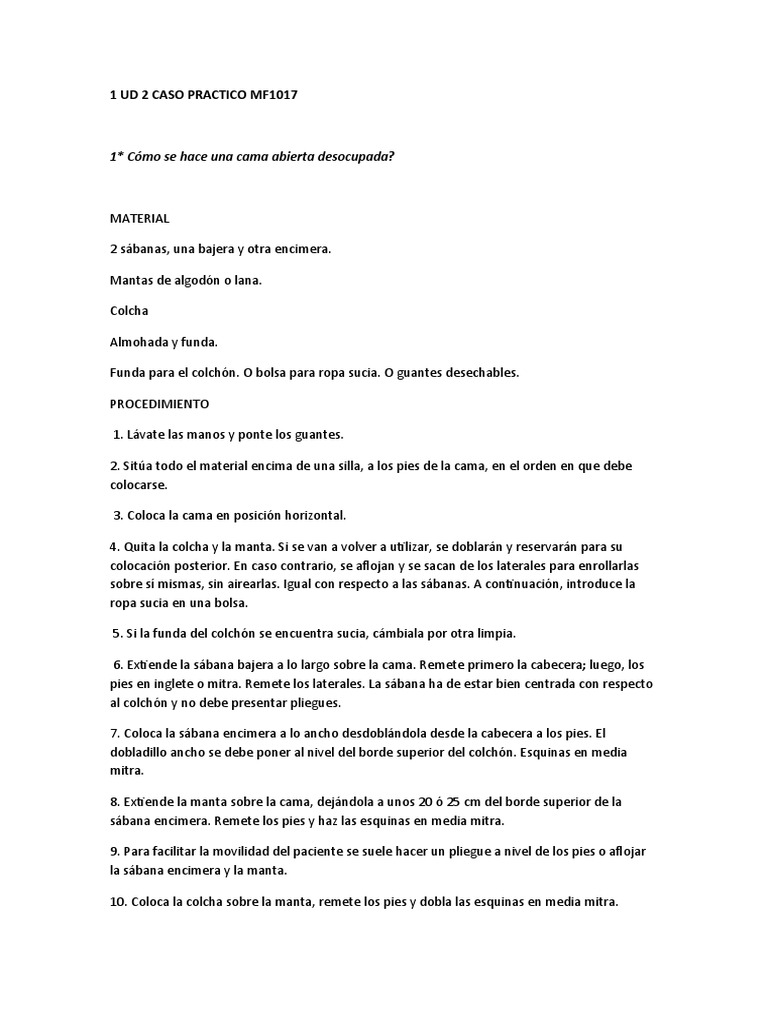 Caso Practico 1 Ud 2 Mf1017 | PDF | Temperatura | Contaminación